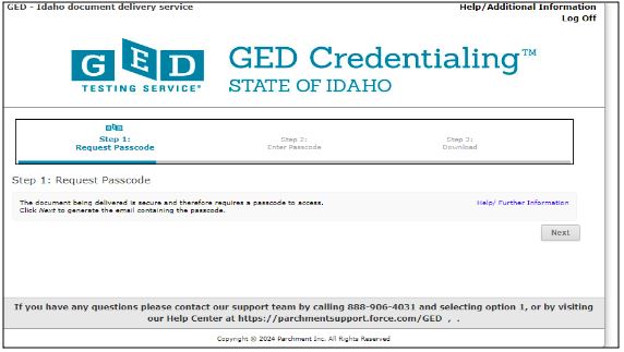 View and Download Your Digital GED Diploma or Transcript