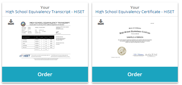 HiSET Documents (California 2018-Present, Oklahoma 2022-Present)