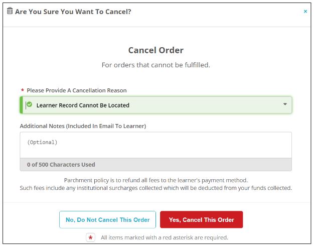 SENDedu Powered by Parchment Admin User Guide